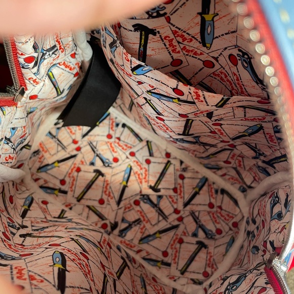Loungefly | Bags | Chucky Loungefly Mini Backpack And Wallet Set | Poshmark